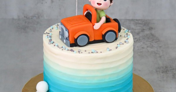 Little Car Driver Cake