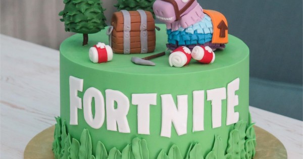 Fortnite Inspired Cake