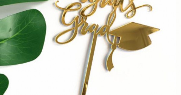Congrats Grad Acrylic Topper